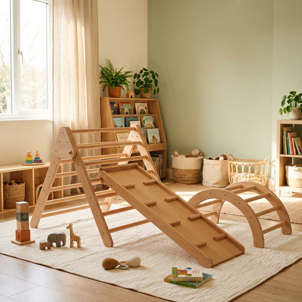 Montessori Klettergerüst: Bewegung Fürs Kinderzimmer