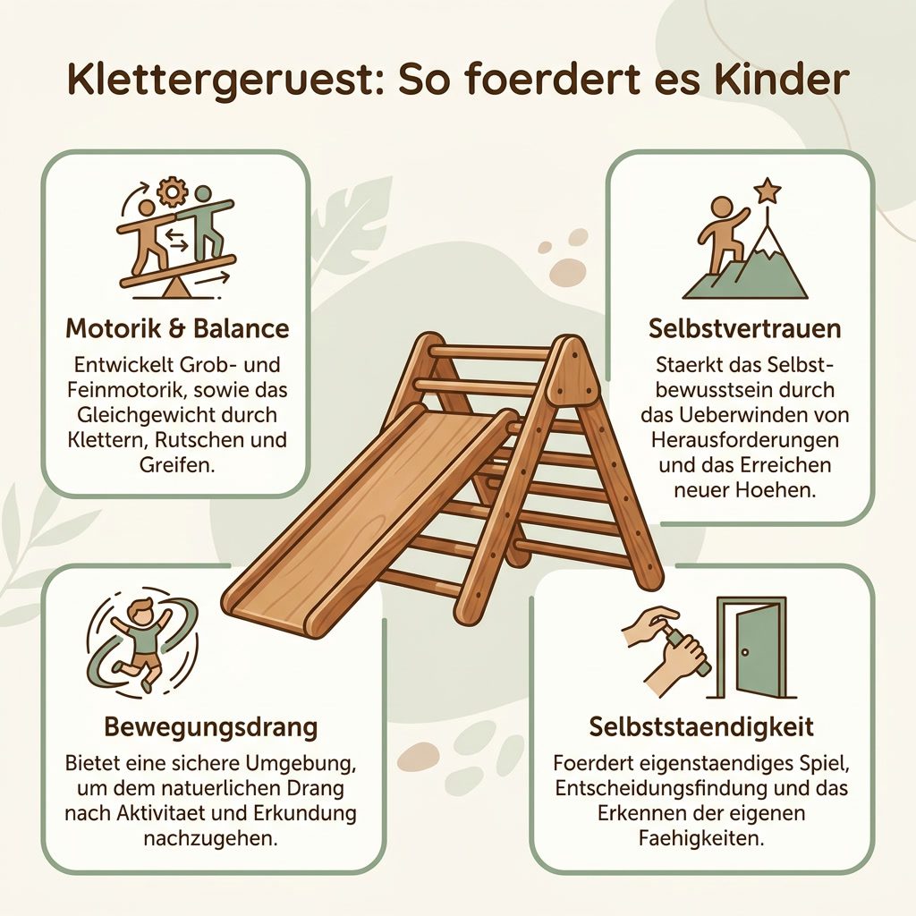 Montessori Klettergerüst: Bewegung Fürs Kinderzimmer